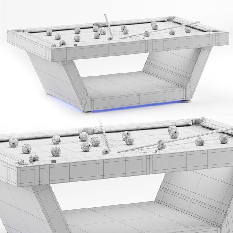 SNOOKER JG 2134 Billiard Table (361548) 3D model - Download 3D model ...
