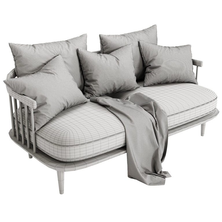 FLY SC2 Sofa by &TRADITION (361690) 3D model - Download 3D model FLY ...