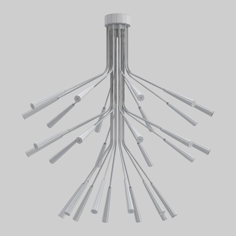 Lightweight Chandelier (361745) 3D model - Download 3D model ...