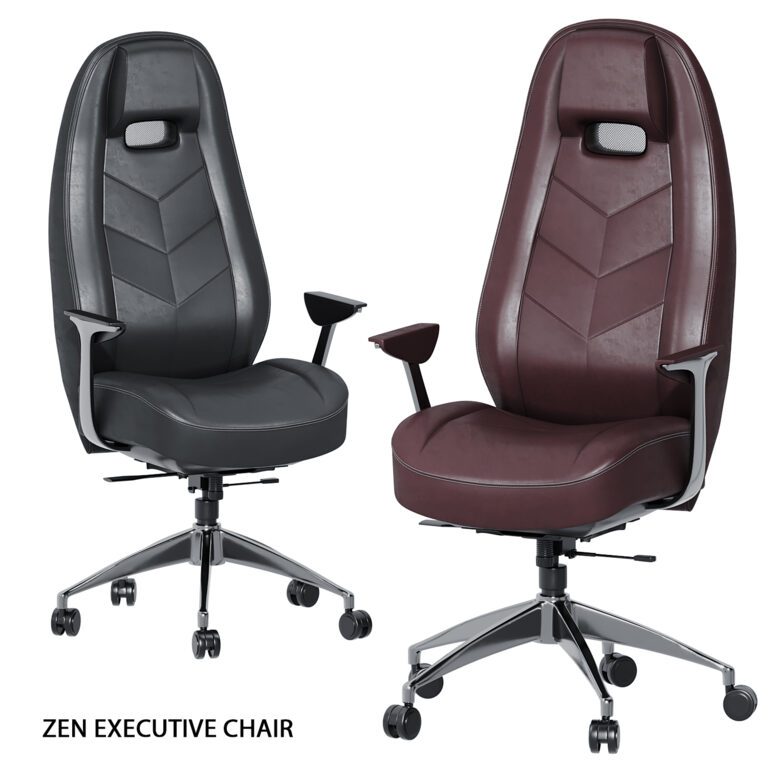 Office Chair ZEN EXECUTIVE CHAIR (361843) 3D model - Download 3D model ...