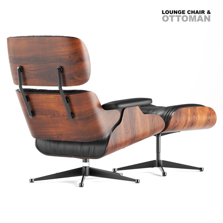 Eames lounge armchair and ottoman (361849) 3D model - Download 3D model ...
