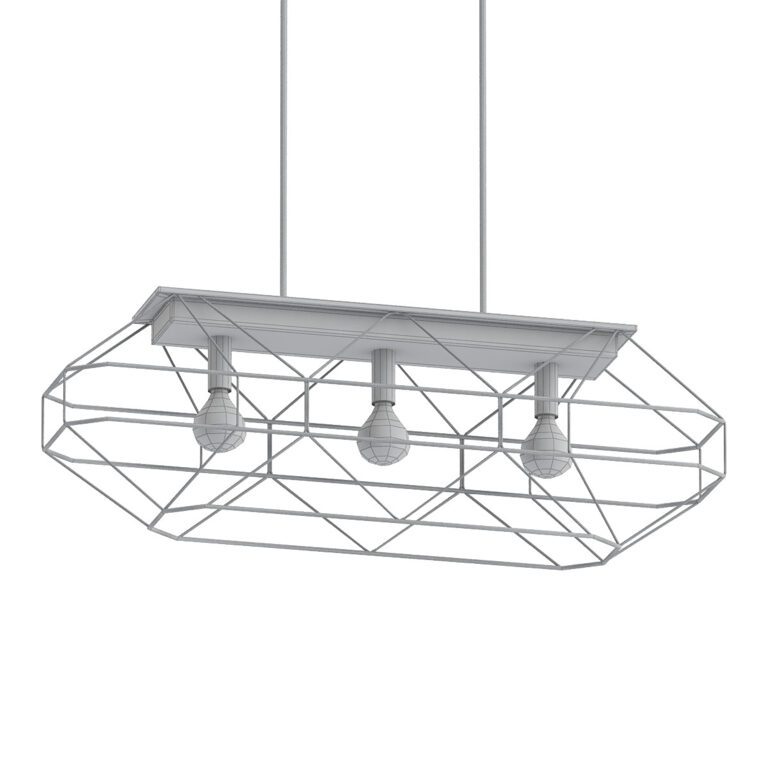 Industrial hanging lamp (362022) 3D model - Download 3D model ...