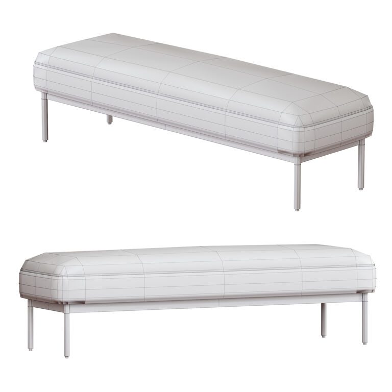 Blu Dot bench (362298) 3D model - Download 3D model Blu Dot bench ...