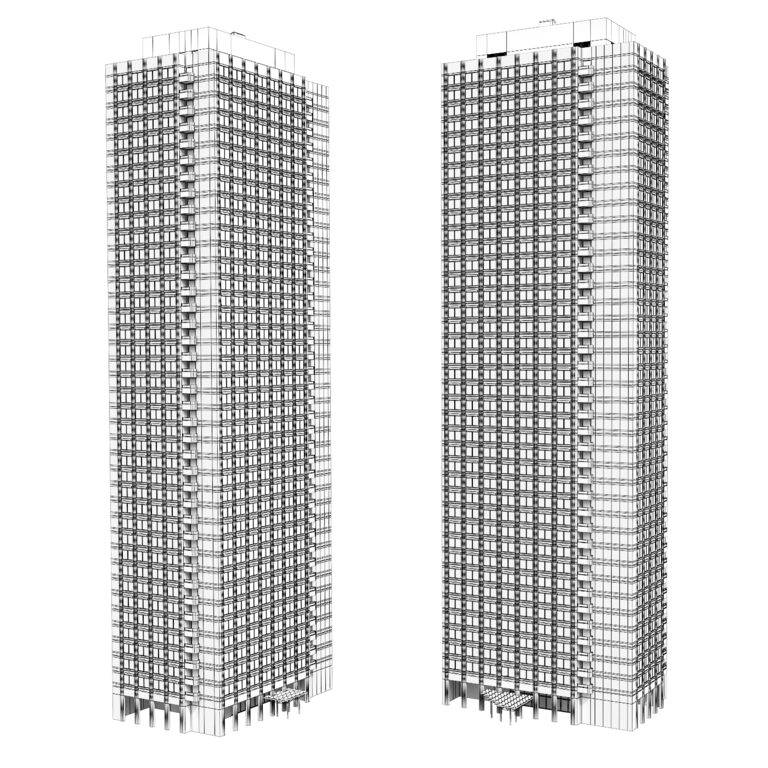 3d skyscraper model | Download 3d skyscraper project