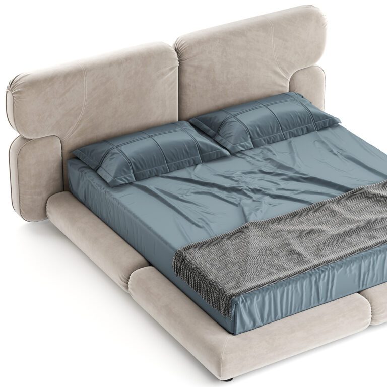 Mami Bed By Hessentia Cornelio Cappellini (362629) 3D model - Download ...