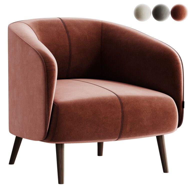 Laskasas AMALFI armchair (362685) 3D model - Download 3D model Laskasas ...
