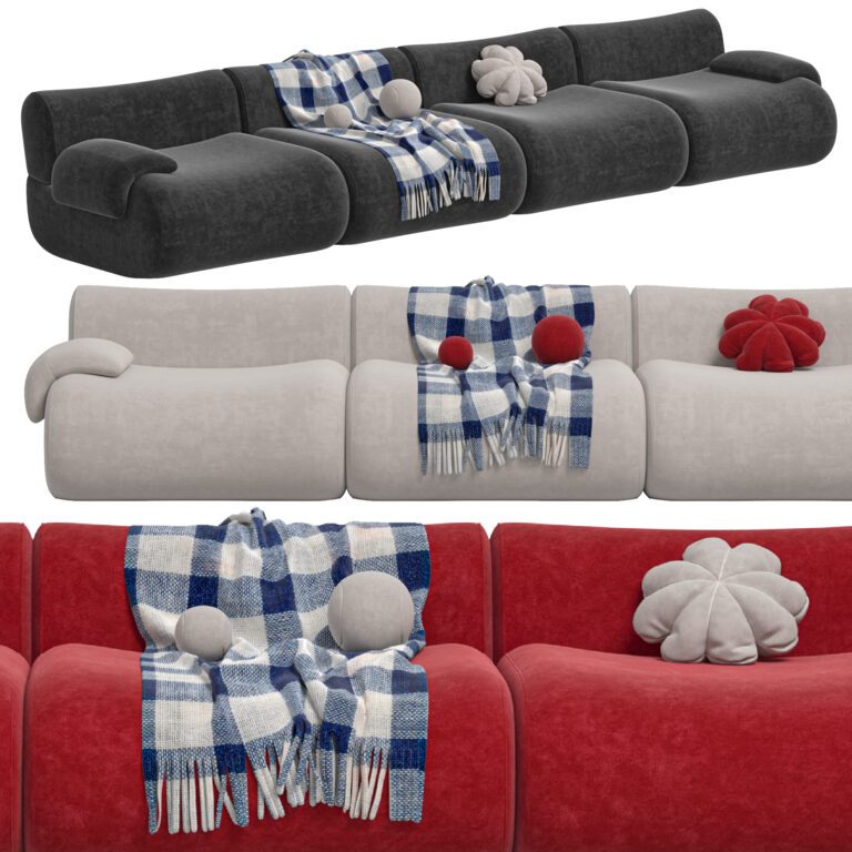 Jardan Furneture Lemmy Modular Sofa (362795) 3D model - Download 3D ...