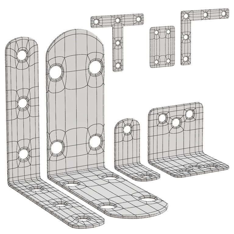Small Angle Bracket Fixing L Shape Corner Joining Repair Metal Brace ...