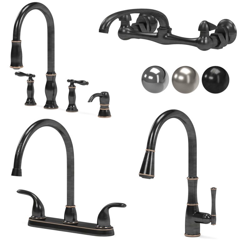 PFISTER kitchen faucet collection 01 (363033) 3D model - Download 3D ...