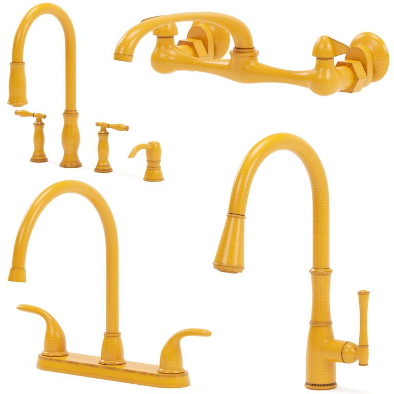 PFISTER kitchen faucet collection 01 (363033) 3D model - Download 3D ...
