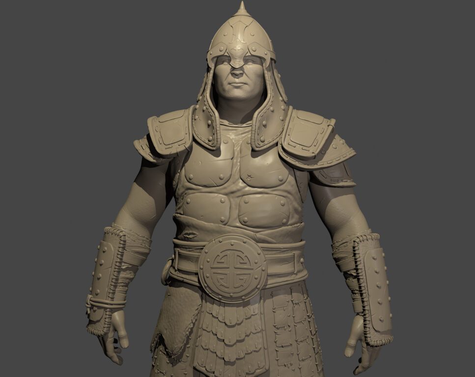Mongol Warrior (363145) 3D model - Download 3D model Mongol Warrior ...