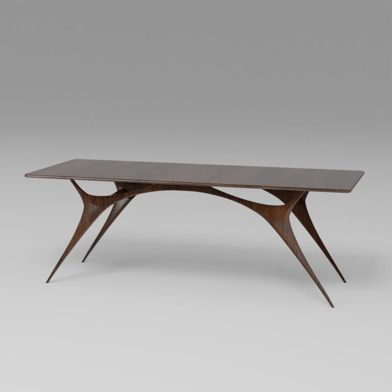 Tab wood table design (363442) 3D model - Download 3D model Tab wood ...