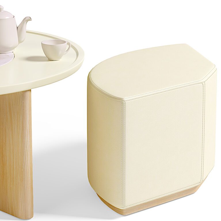 Round Coffee Table ad pouf (363465) 3D model - Download 3D model Round ...