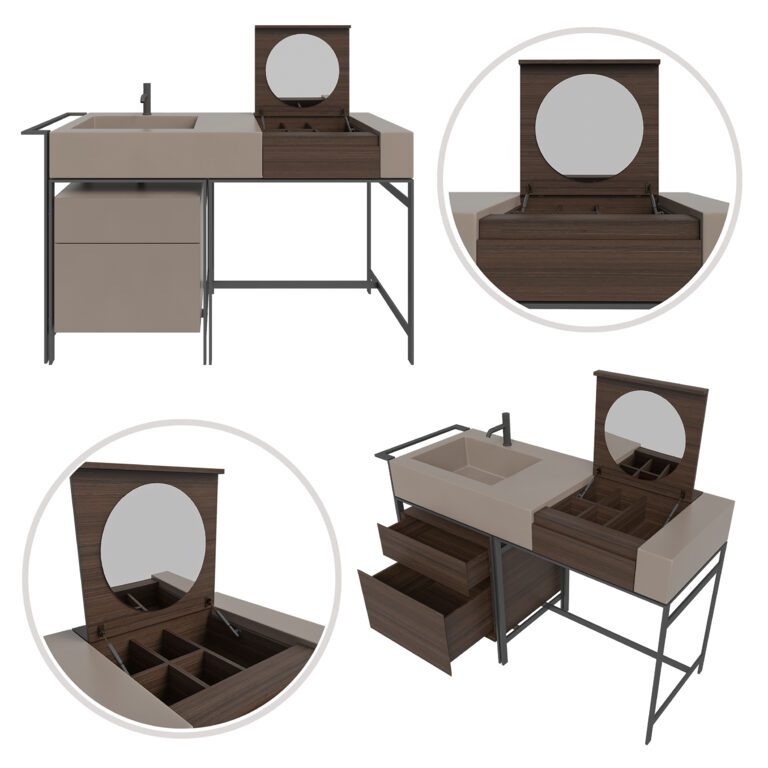 Cielo Narciso Vanity (363654) 3D model - Download 3D model Cielo ...