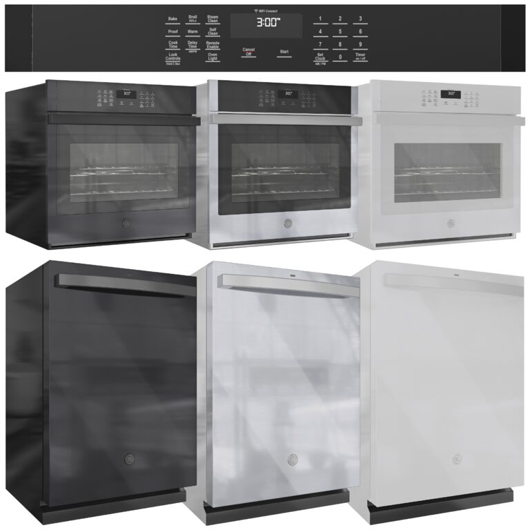 GE Appliance Collection Set 01 (363731) 3D model - Download 3D model GE ...