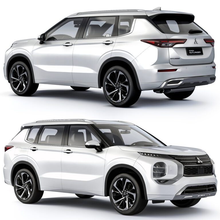 Mitsubishi Outlander 2022 car (363902) 3D model - Download 3D model ...