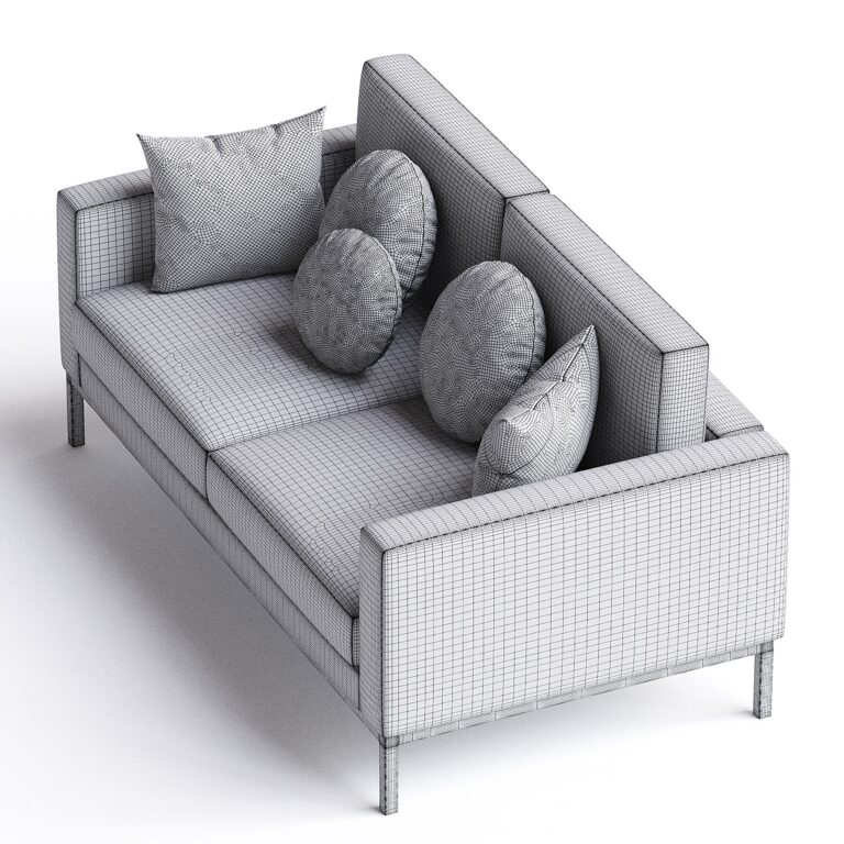 Koja knoll sofa (363920) 3D model - Download 3D model Koja knoll sofa ...