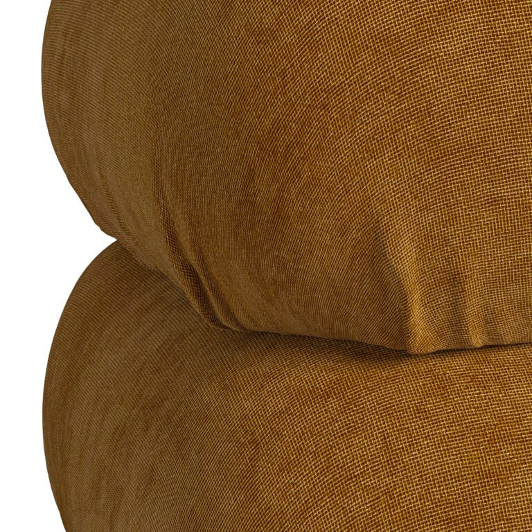 RUCHED DARK BEIGE Velvet pouf (363977) 3D model - Download 3D model ...