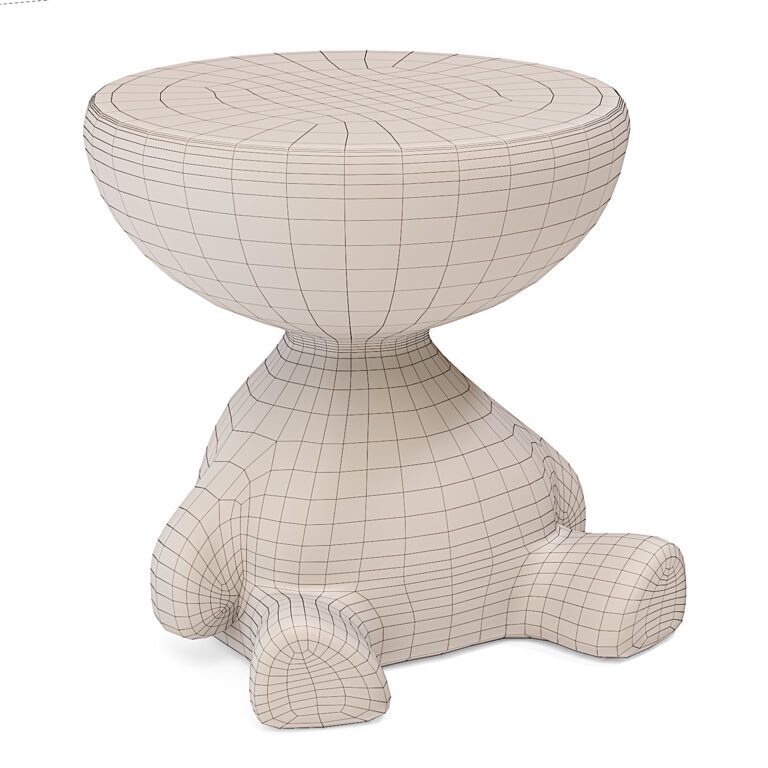 Adorable Sitting Man Resin side table (364160) 3D model - Download 3D ...