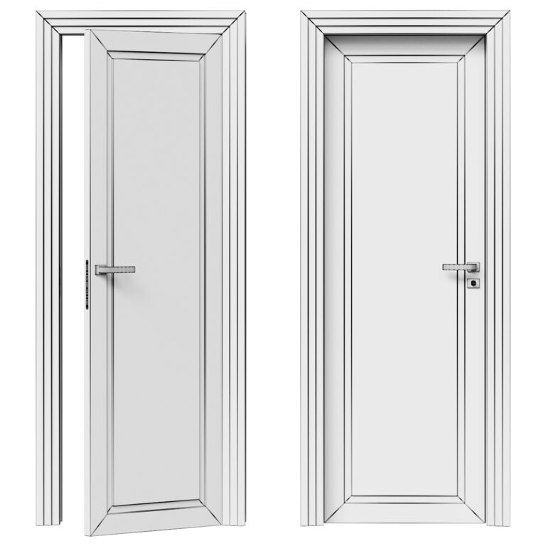 NEO CLASSIC Interior door 8001 (364403) 3D model - Download 3D model ...