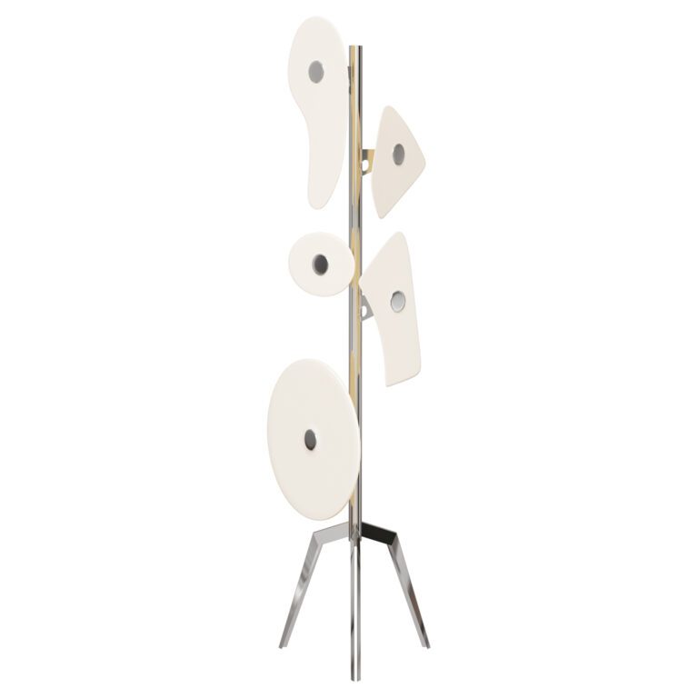 Floor designer lamp Orbital Terra by Foscarini (white) (364540) 3D ...