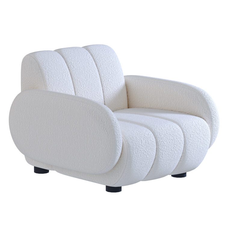 Jonathan Adler Brigitte club armchair (364734) 3D model - Download 3D ...