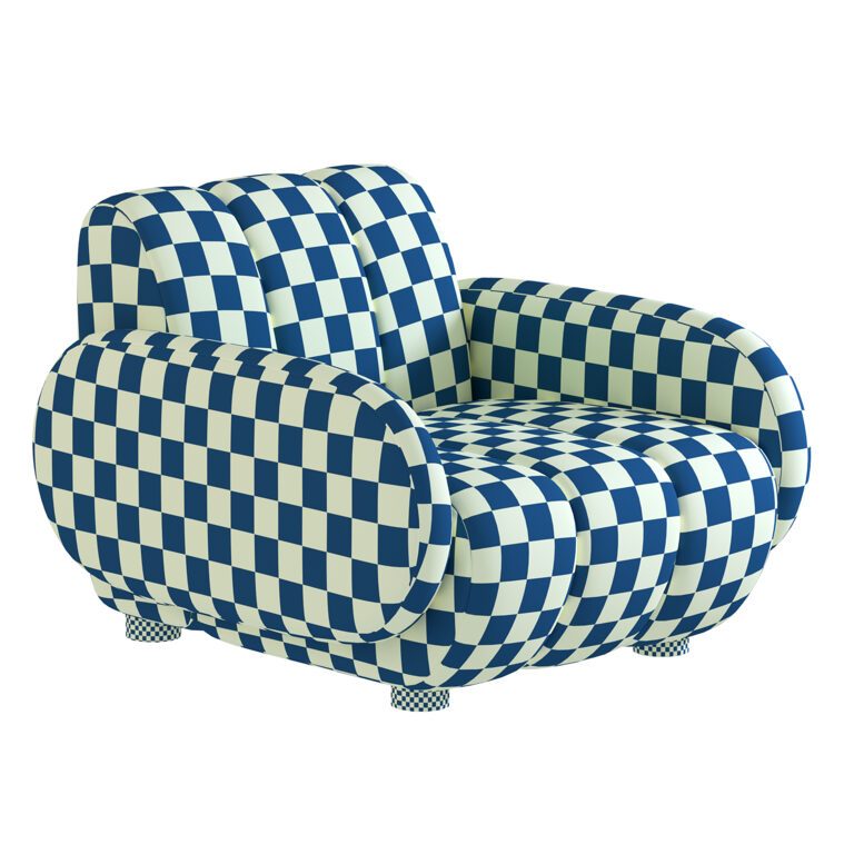 Jonathan Adler Brigitte club armchair (364734) 3D model - Download 3D ...