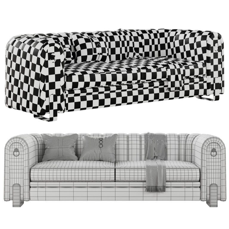 Victorian Sofa (364850) 3D model - Download 3D model Victorian Sofa ...