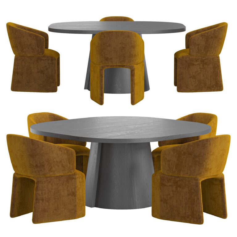 Linteloo ICARUS chair And ALTER Table (364867) 3D model - Download 3D ...
