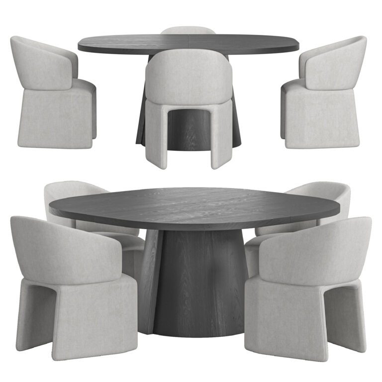 Linteloo ICARUS chair And ALTER Table (364867) 3D model - Download 3D ...