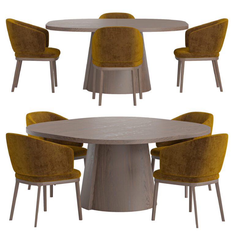 ICARUS chair And ALTER Table by Linteloo (364868) 3D model - Download ...