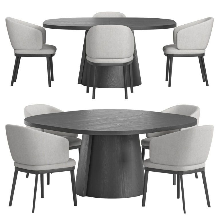 ICARUS chair And ALTER Table by Linteloo (364868) 3D model - Download ...