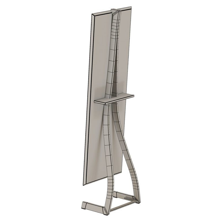 Bend Tall Floor Mirror (364883) 3D model - Download 3D model Bend Tall ...