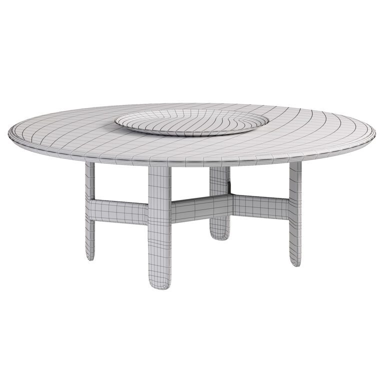 B&B Italia Alex round table (365154) 3D model - Download 3D model B&B ...