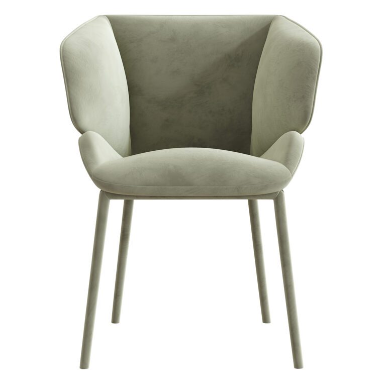 Natuzzi italia rose dining chair (365244) 3D model - Download 3D model ...