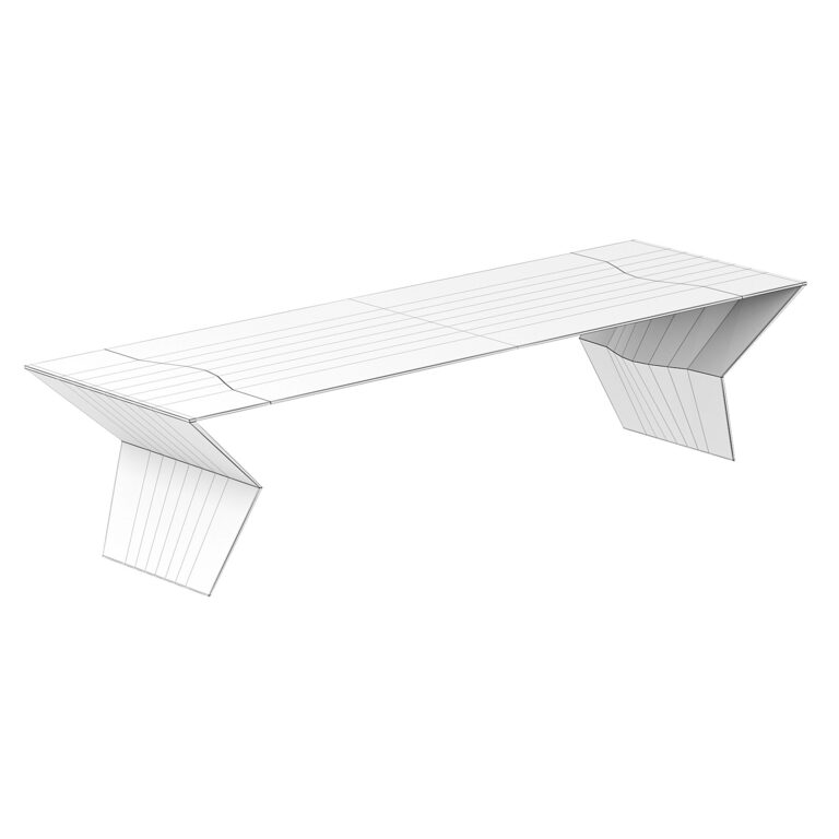 TAVOLO BLITZ Table by B&B ITALIA (365298) 3D model - Download 3D model ...