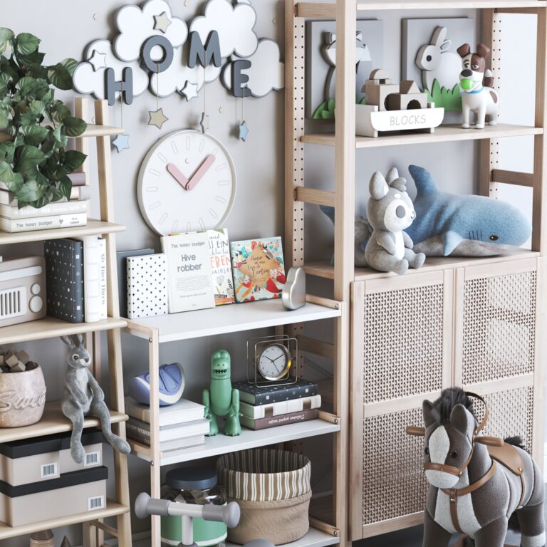IKEA furniture set with toys and decor for a children's room (365394 ...