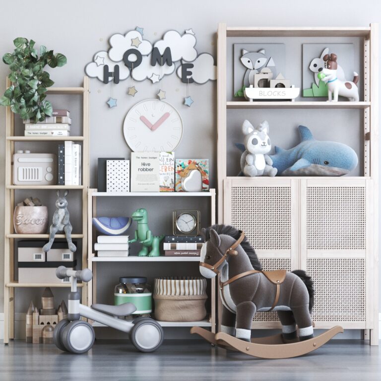 IKEA furniture set with toys and decor for a children's room (365394 ...