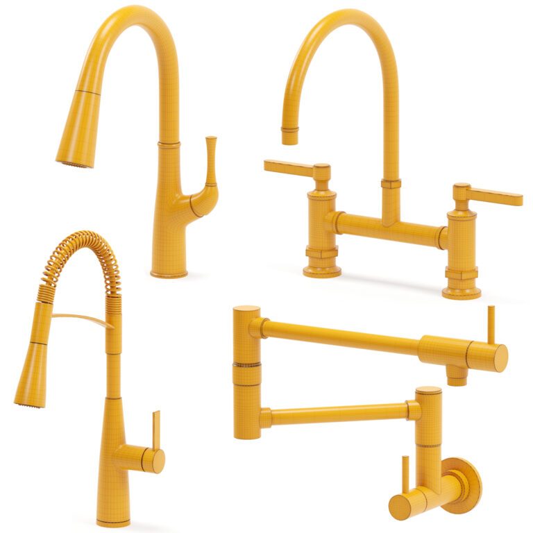 PFISTER kitchen faucet collection 02 (365664) 3D model - Download 3D ...