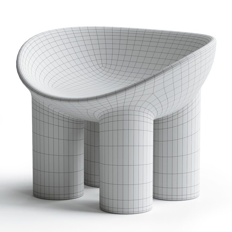 Roly Poly Fiberglass chair (365738) 3D model - Download 3D model Roly ...