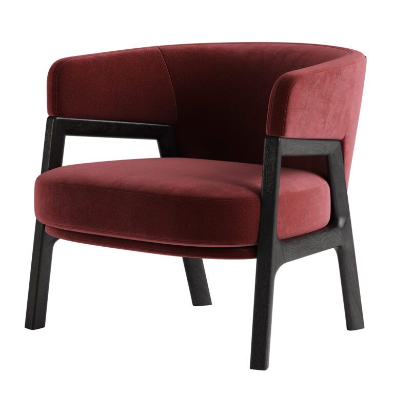 Duo Lounge armchair (365800) 3D model - Download 3D model Duo Lounge ...