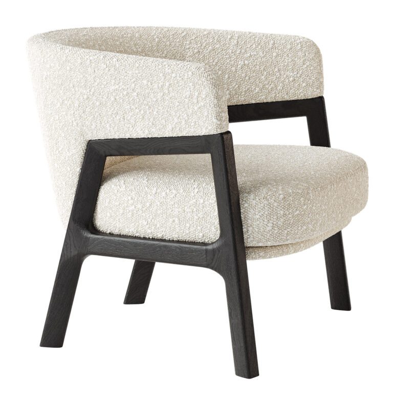 Duo Lounge armchair (365800) 3D model - Download 3D model Duo Lounge ...