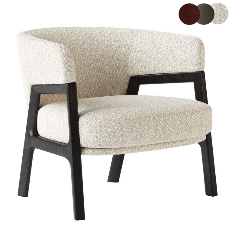 Duo Lounge armchair (365800) 3D model - Download 3D model Duo Lounge ...
