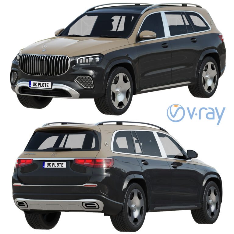 Mercedes-Benz GLS600 Maybach 2024 car (365880) 3D model - Download 3D ...