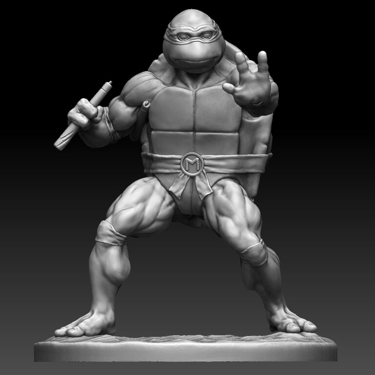 Michelangelo from injastis for 3d printing STL (366102) 3D model ...