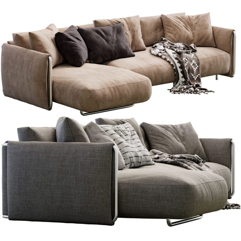 Edmond Sofa By Flexform (366329) 3D model - Download 3D model Edmond ...