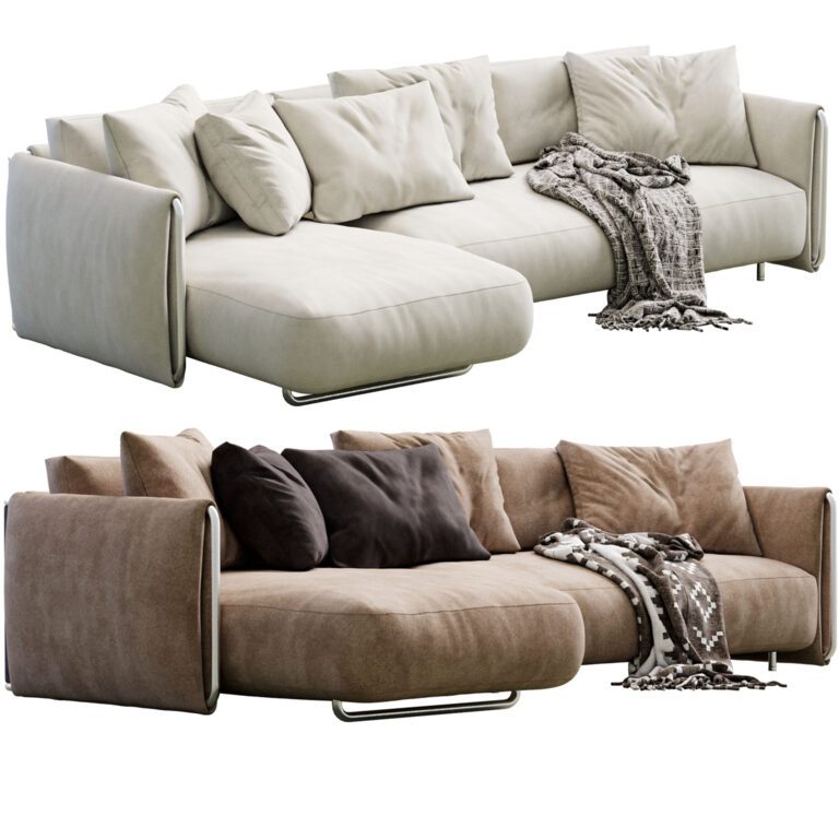 Edmond Sofa By Flexform (366329) 3D model - Download 3D model Edmond ...