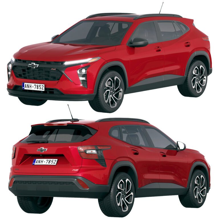 Chevrolet Trax RS (367430) 3D model - Download 3D model Chevrolet Trax ...