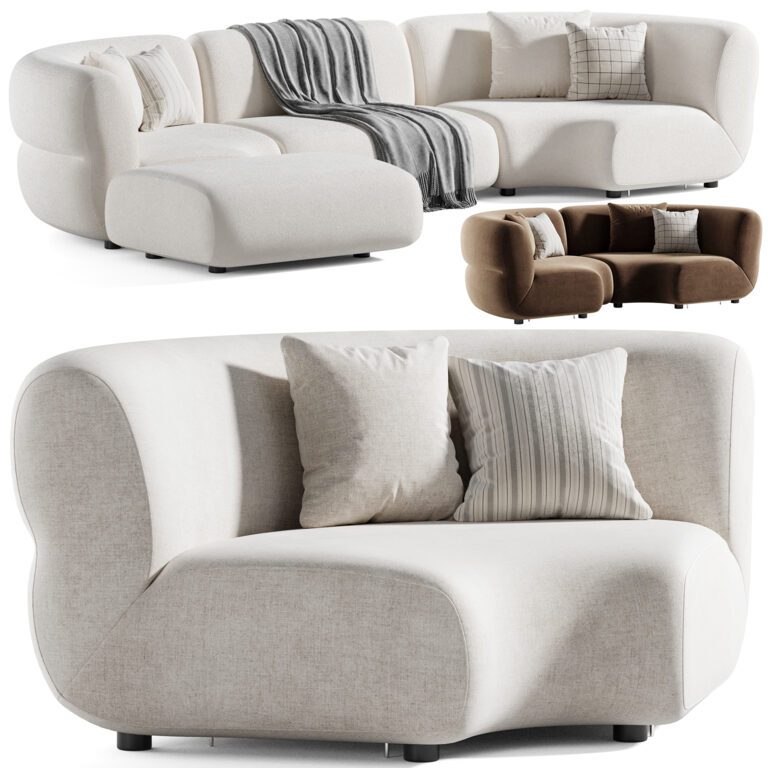 Juno Cloud Modular Sofa (367845) 3D model - Download 3D model Juno ...