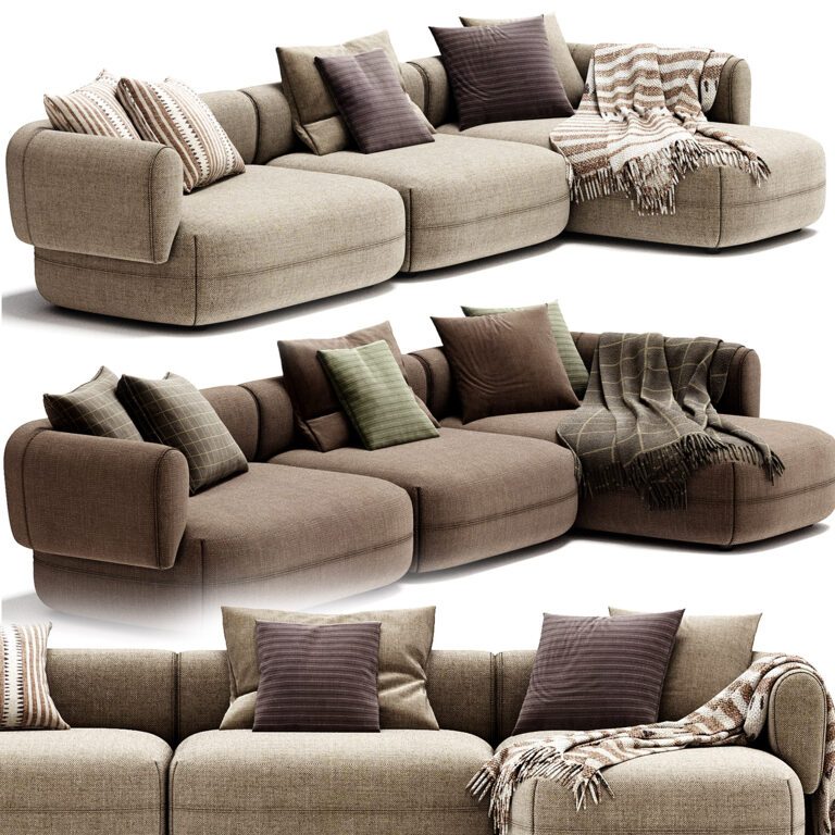 ARP Sectional Sofa By Linteloo (368142) 3D model - Download 3D model ...